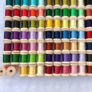 Silk Thread Packs 150 Spools 100% Fine Mulberry Silk Embroidery Threads ...