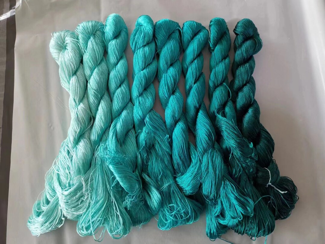 8 Skeins Mulberry Silk Threads for Hand Embroidery Suxiu Cross Stitch ...