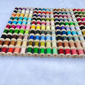 Silk Thread Packs 250 Spools 100% Fine Mulberry Silk Embroidery Threads ...