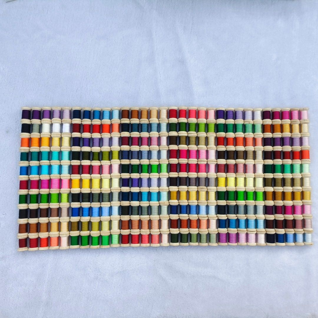 Silk Thread Packs 300 Spools 100% Fine Mulberry Silk Embroidery Threads ...