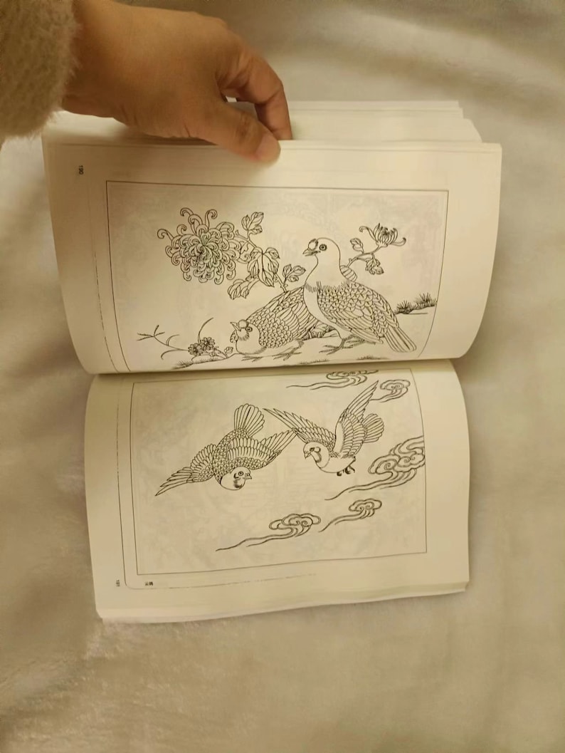 Embroidery Pattern Book Suzhou Embroidery Patterns Reference Book for ...