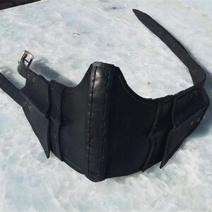 Leather Mask, Anti-gas Muzzle / Fantasy Larp Cosplay Warrior Alchemist ...