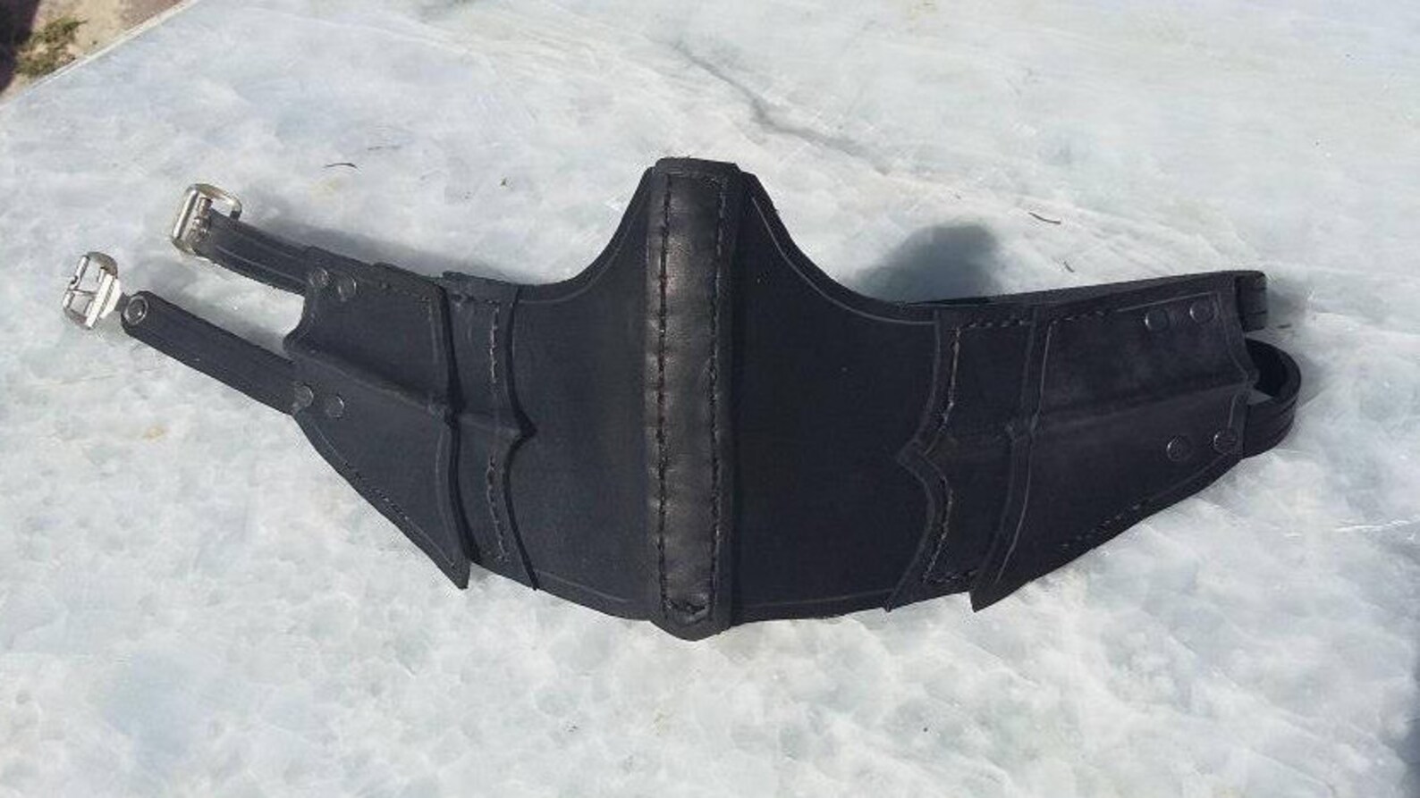 Mask Muzzle Anti Gas in Leather Half Mask Fantasy Larp Cosplay | Etsy ...