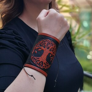 Tree of Life Handmade Leather BRACELET High Quality Celtic Viking ...