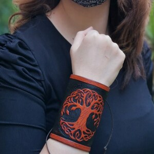 Tree of Life Handmade Leather BRACELET High Quality Celtic Viking ...