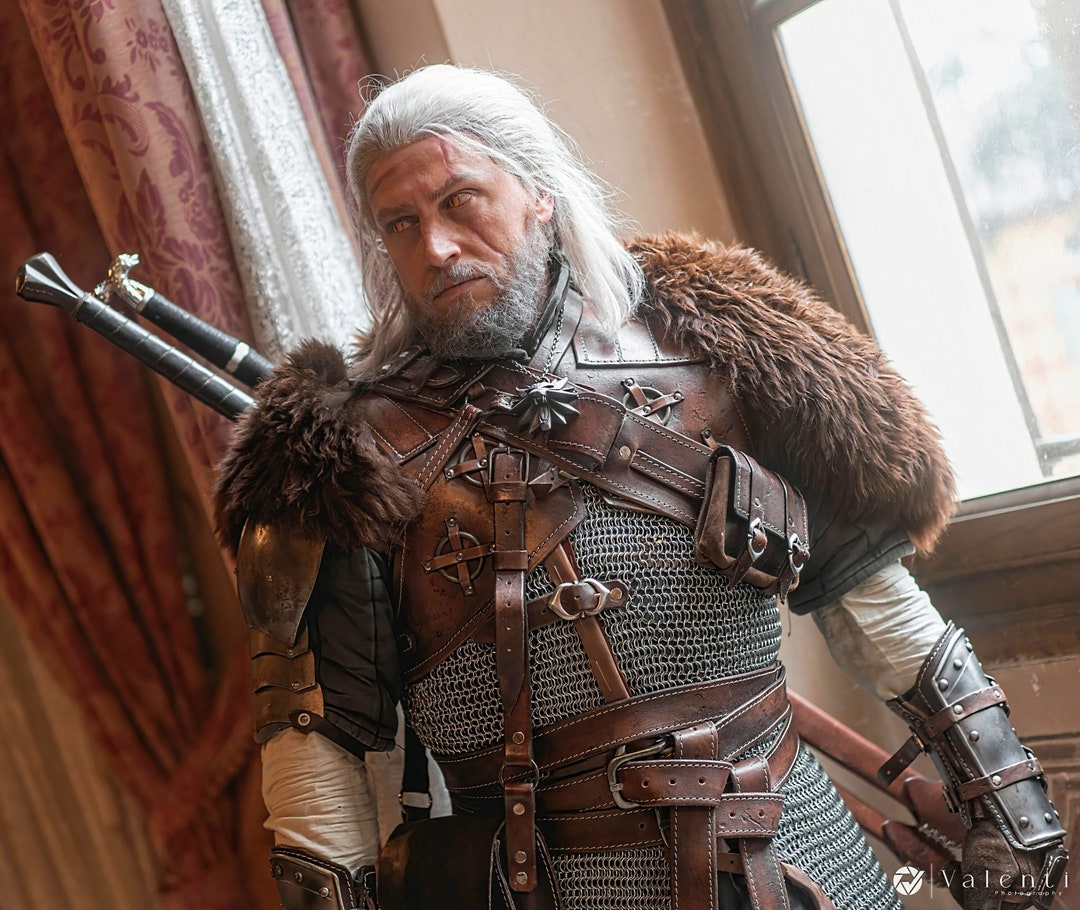 Handmade Leather Witcher Armor: Geralt of Rivia, Bear / Ursine School ...