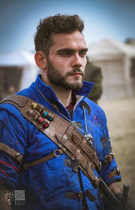 Leather Alchemist Larp Belt High Quality Band Cosplay Costume - Etsy