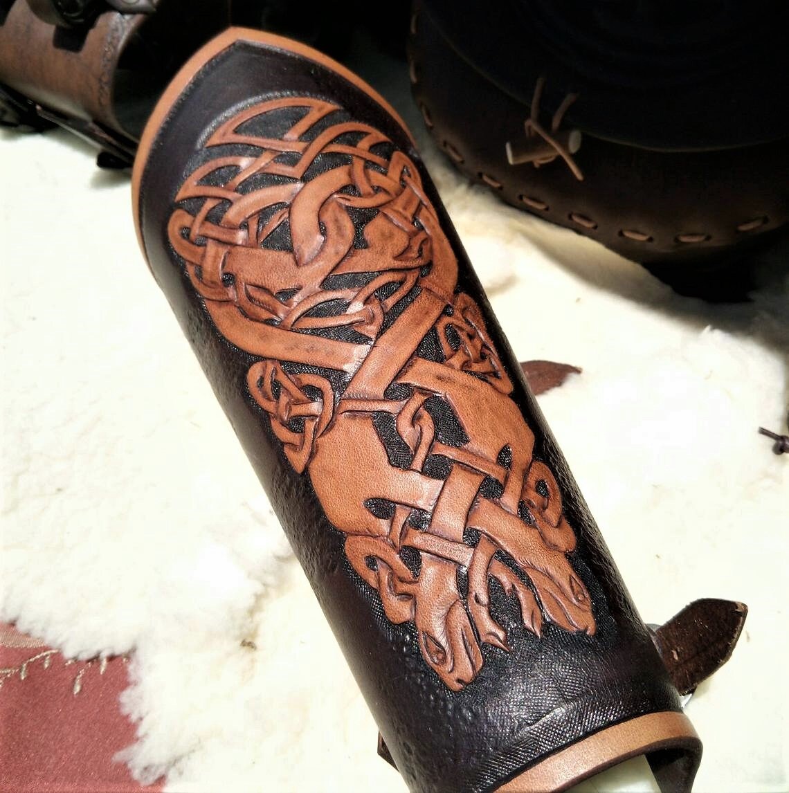 Celtic Leather Armor Tattoo