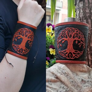 Tree of Life Handmade Leather BRACELET High Quality Celtic Viking ...