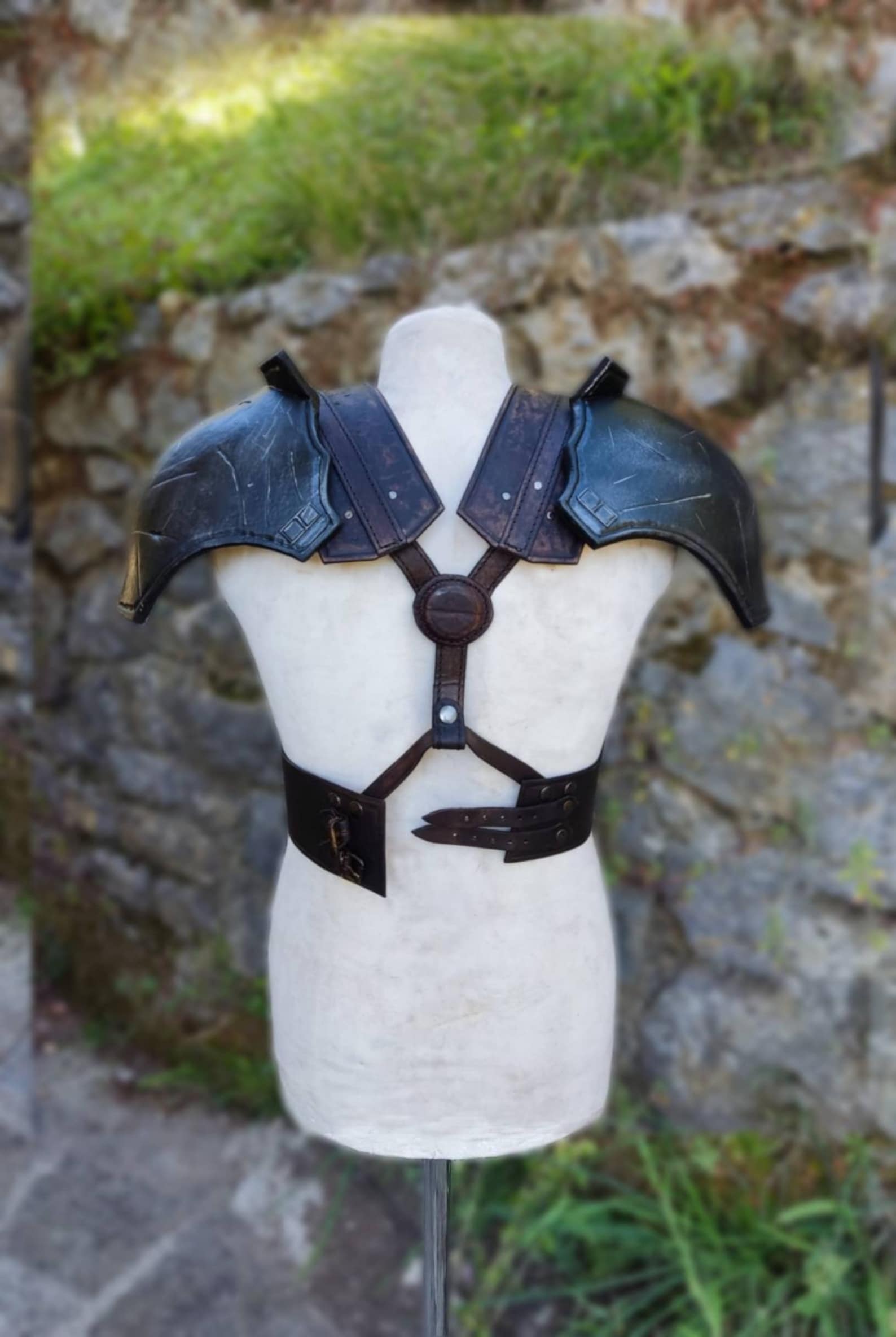 Zack Fair FF7 Cosplay: Custom Leather SOLDIER Belt & Harness - Etsy