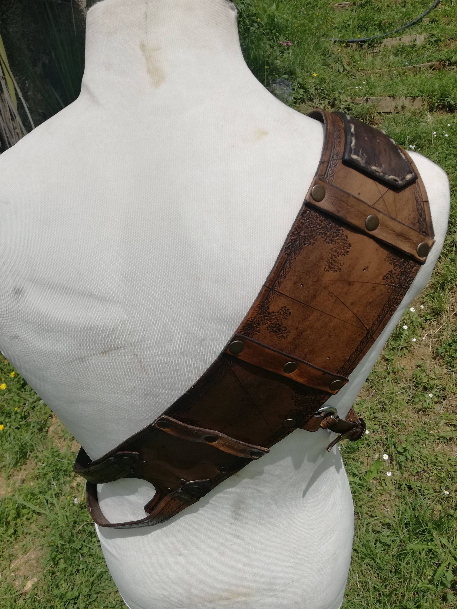 Leather Alchemist Larp Belt High Quality Band Cosplay Costume | Etsy