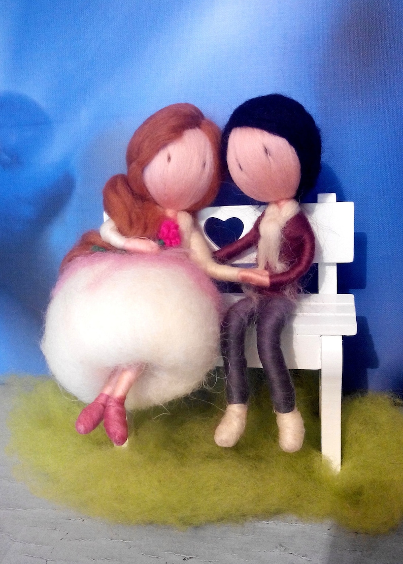 Lovers on a Bench - Etsy