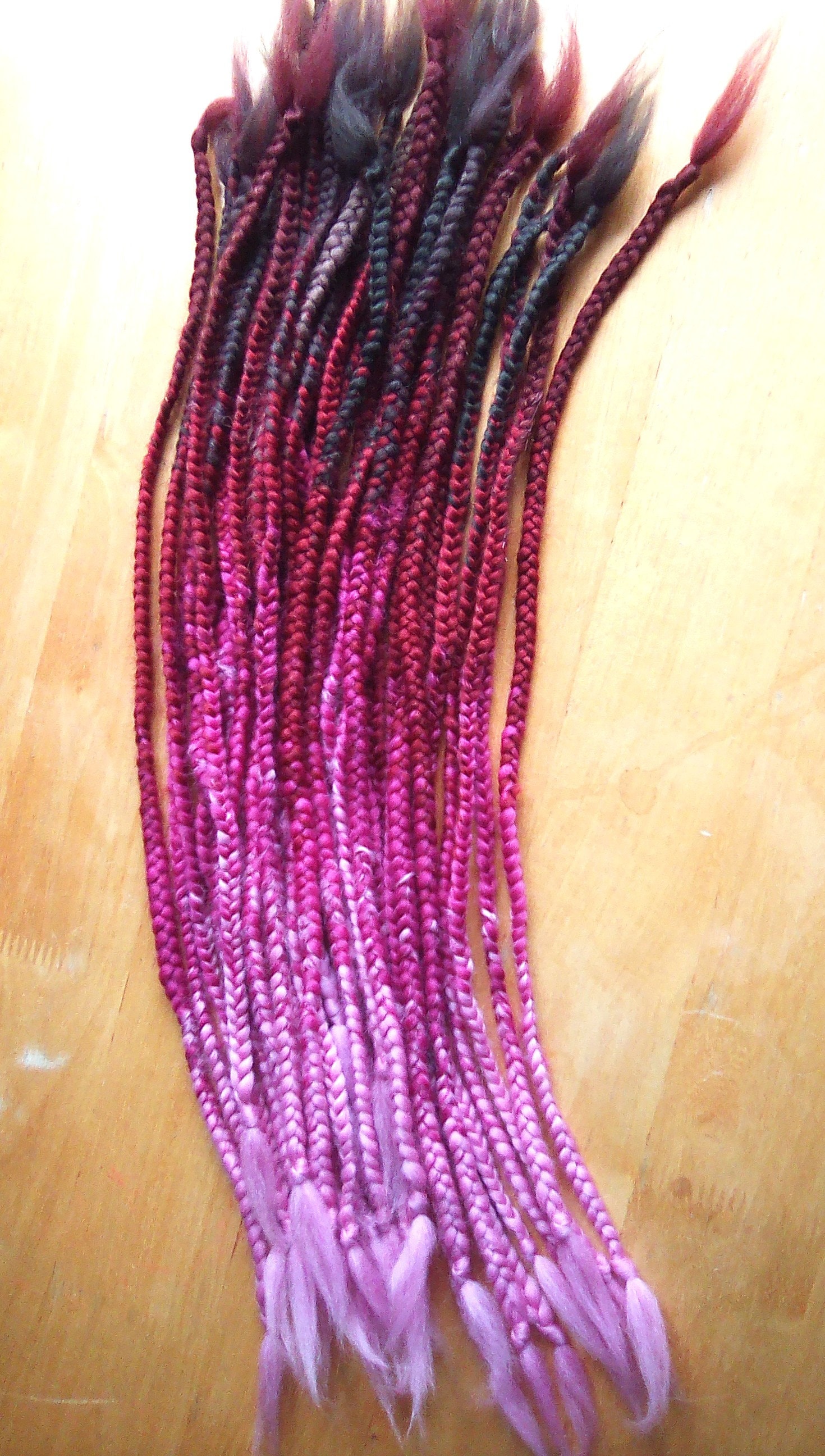 Colorful Yarn Braids