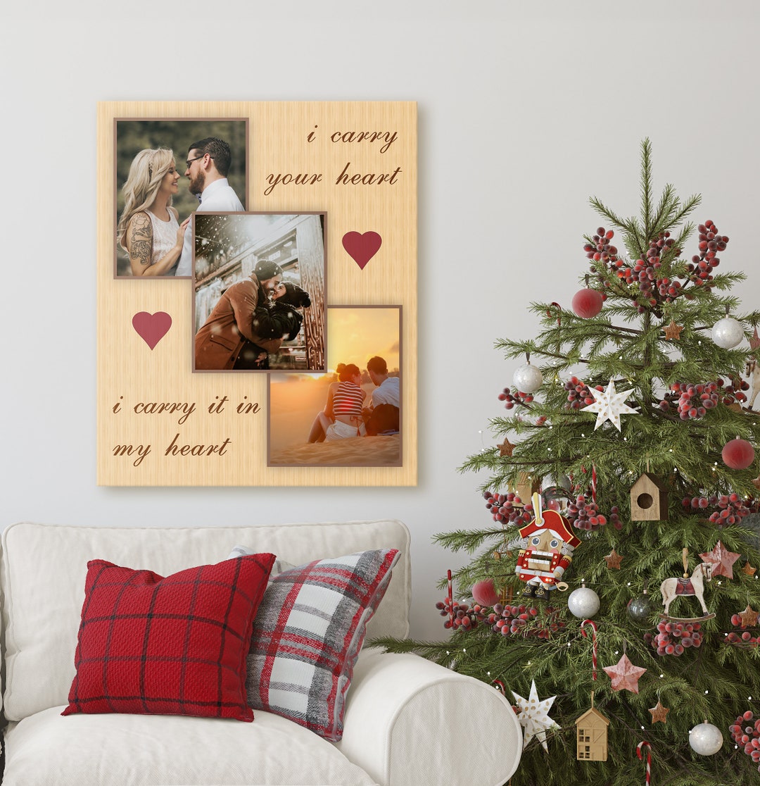 Photo Collage Template, Personalized Photo Collage Canvas, Family Photo ...