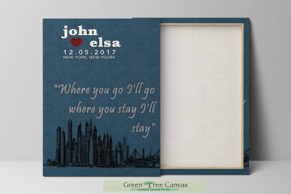 New Home Gift Custom Home Sign Where You Go I'll Go - Etsy
