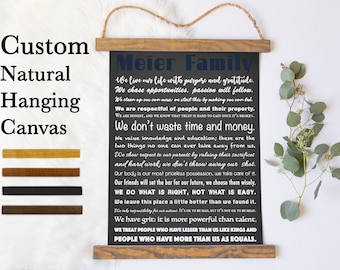 Family Values Sign - Etsy