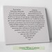 Wedding Song, Heart Shape, Poem Print, Lyrics on Canvas, Words in Heart ...