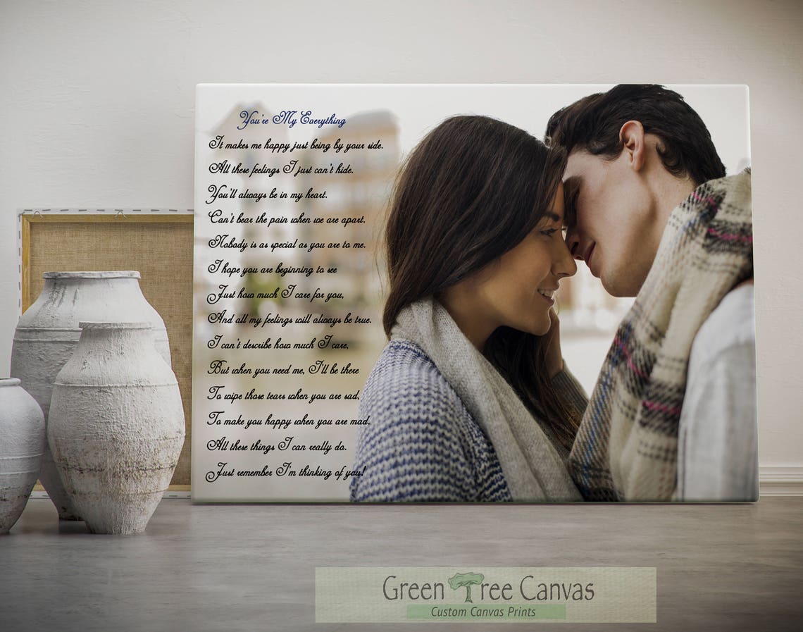 Personalized Gift for Husband Custom Poem for boyfriend | Etsy