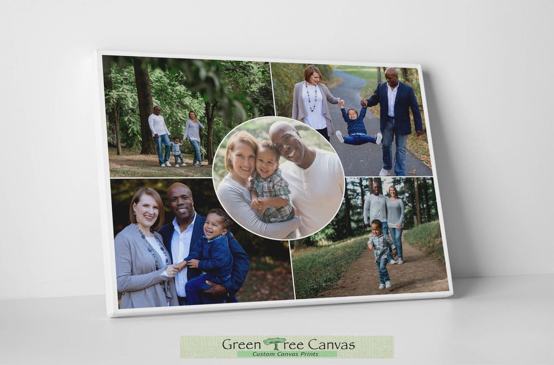 Custom Photo Collage Print, Canvas Print Collage, Photo Collage, Photo ...