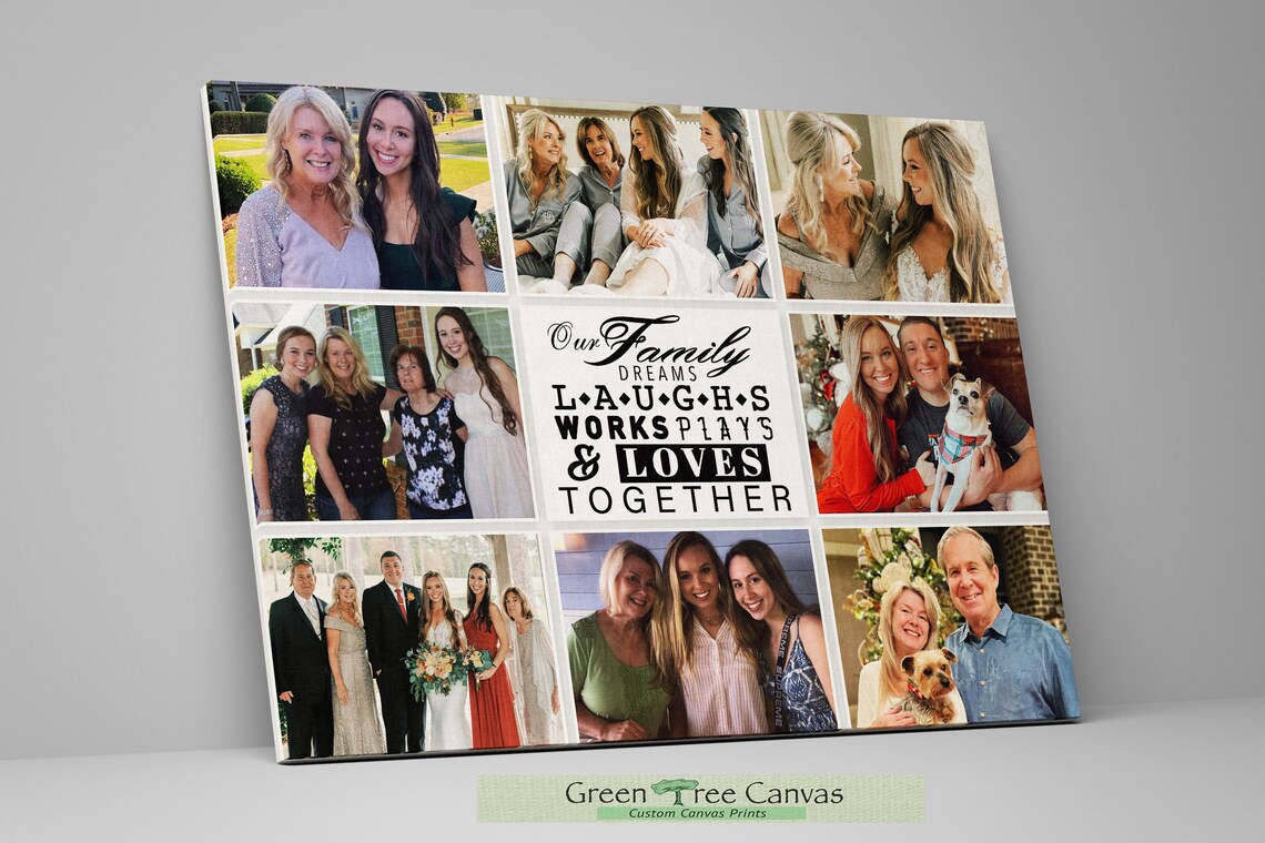 Family Collage Personalized Collage Wedding Collage Gift - Etsy