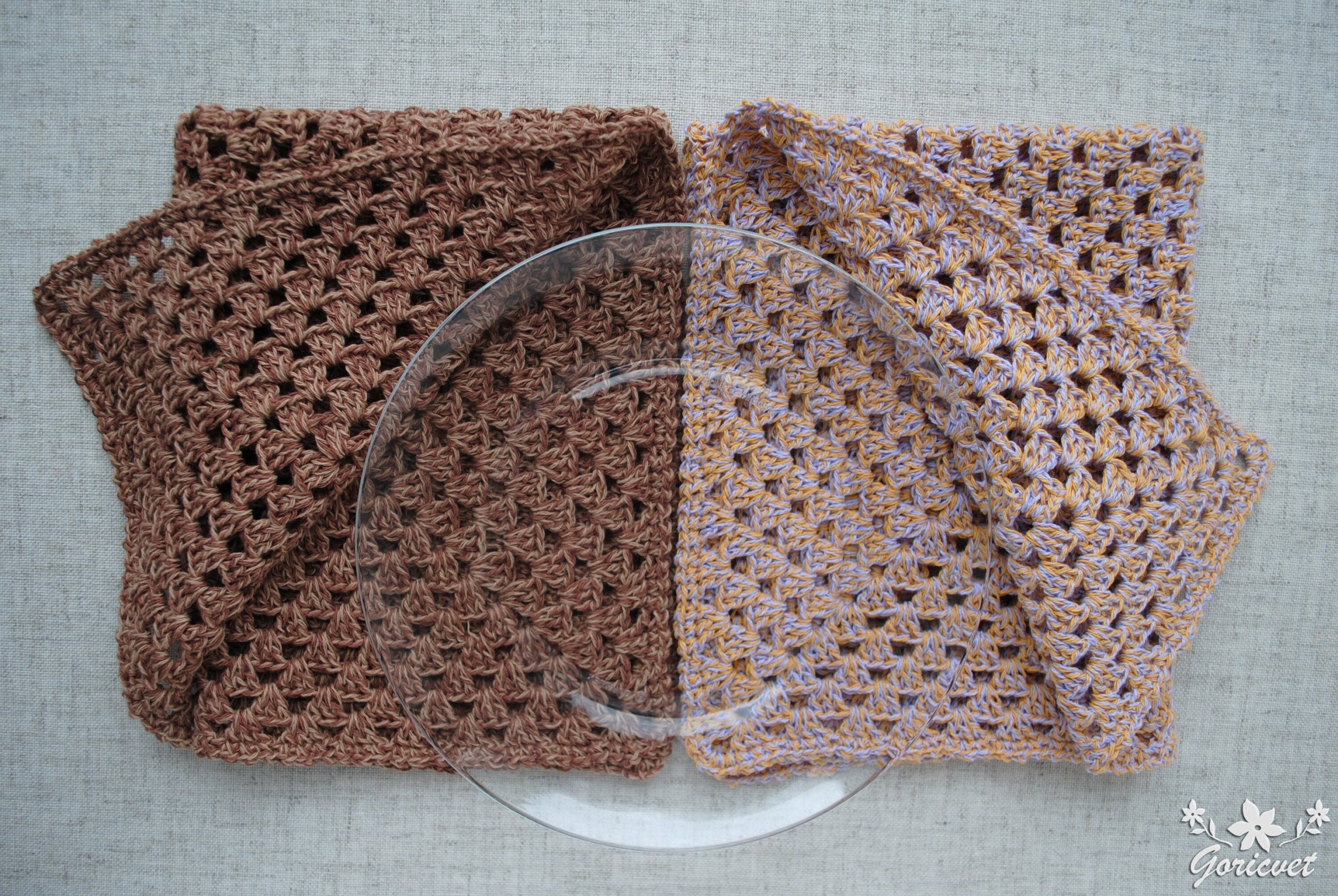 Napperons rectangulaires au crochet Serviettes de service en - Etsy Canada