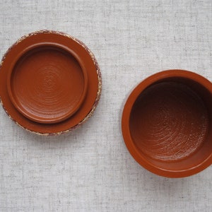 Fox Embroidered Jewelry Box Round Wooden Box Animal Keepsake Box Hand ...