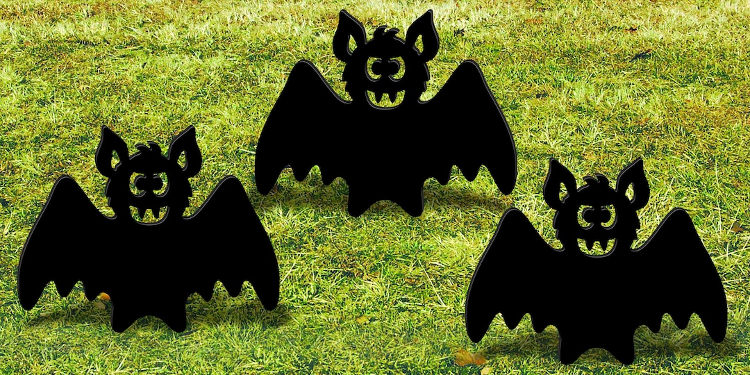 PVC All-weather Giant Bat Trio - Etsy