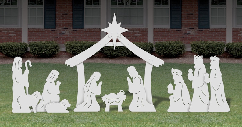 Complete Medium Holy Family Nativity Set - Etsy