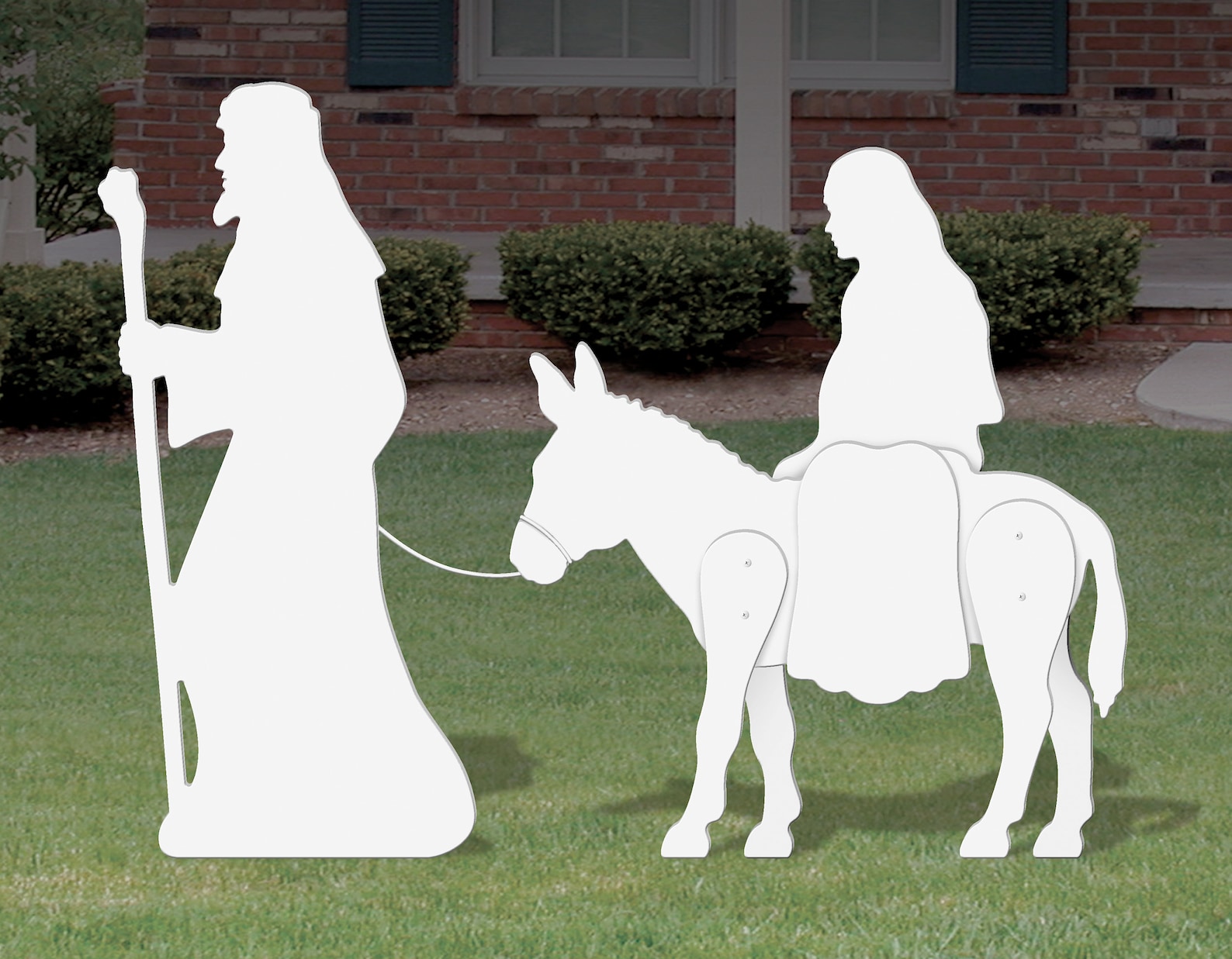 Large Journey to Bethlehem PVC Yard Display - Etsy