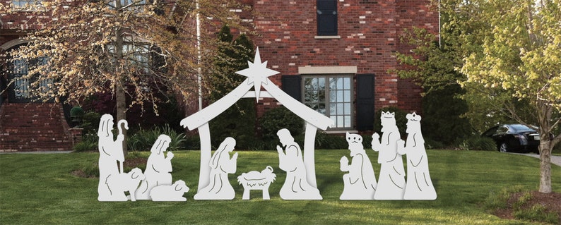 Complete Large Holy Family Nativity Set - Etsy