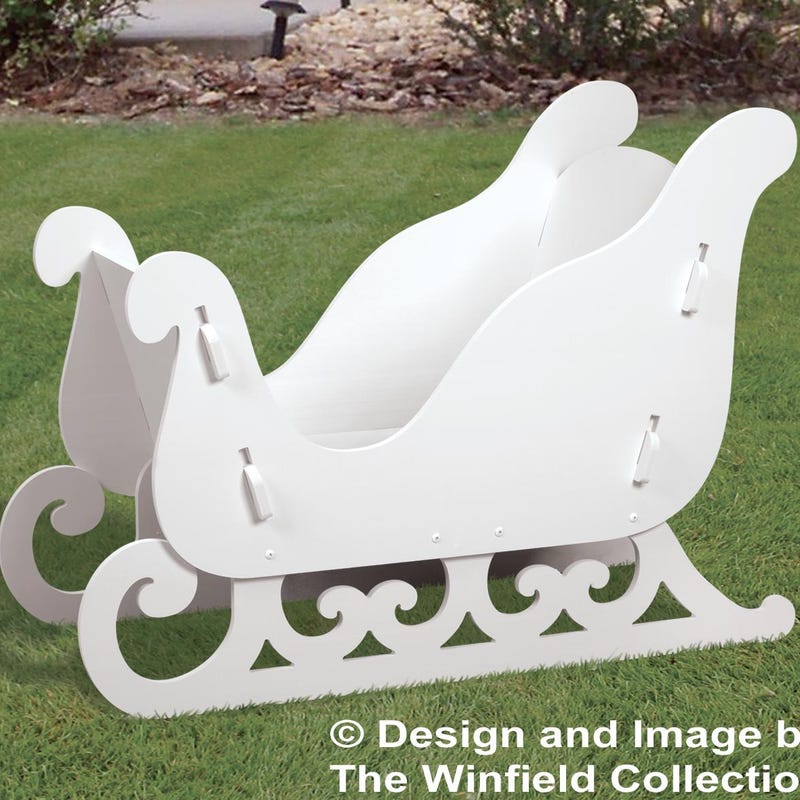 Santa Sleigh Props - Etsy