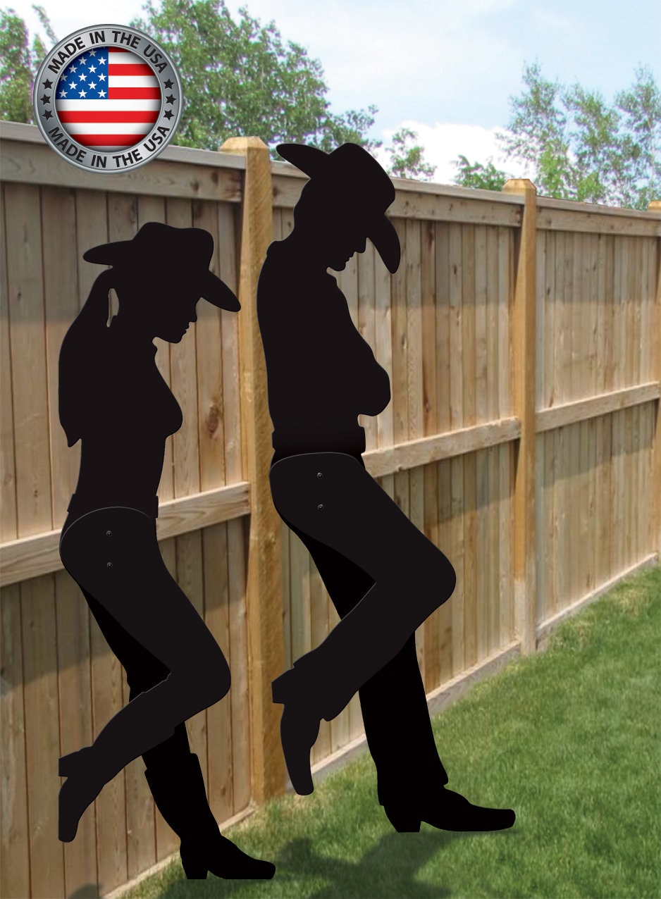 Cowboy Yard Silhouette