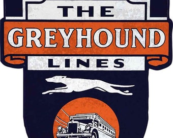 Greyhound Bus Signs | Etsy