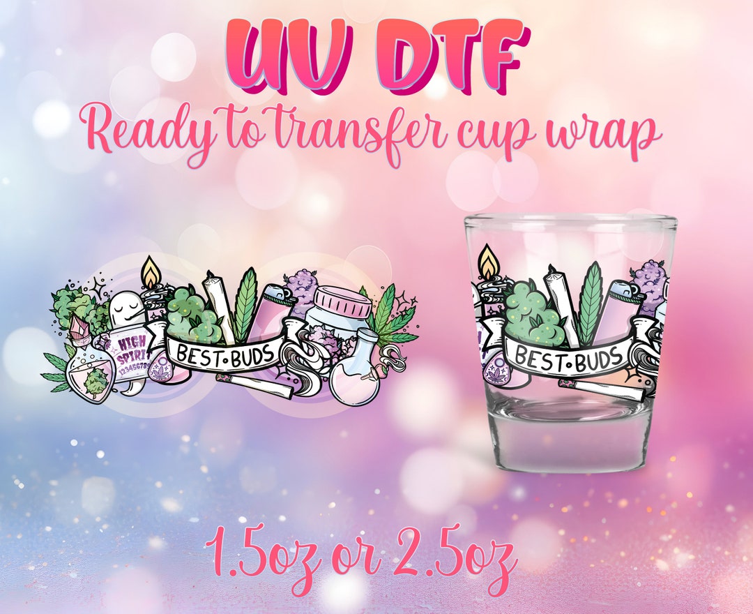 UV DTF Cup Wrap - Ready to Transfer 4/20 Design DIY 1.5oz and 2.5oz ...