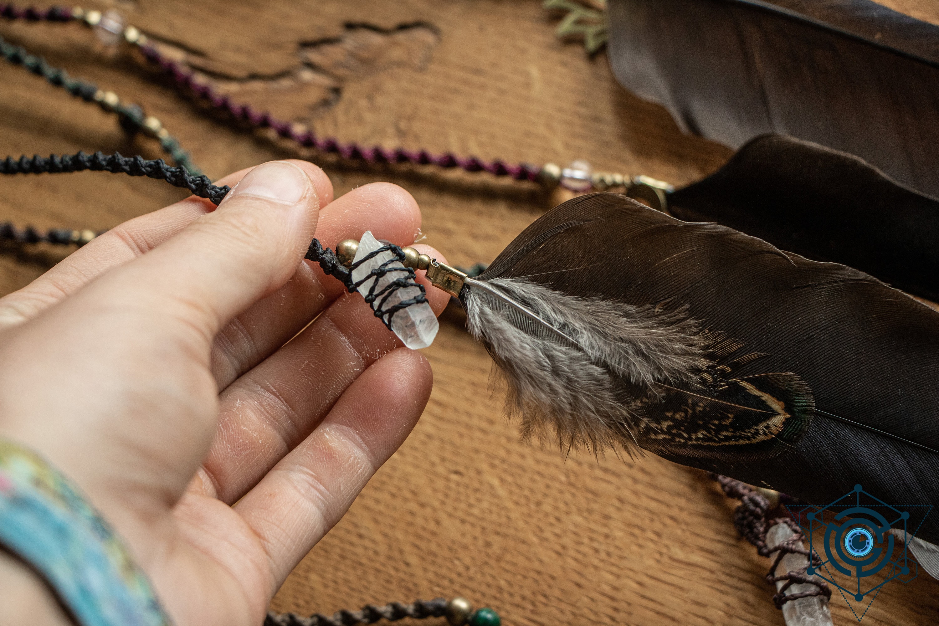Macrame Feather Dread Wraps / Hair Wraps With Different | Etsy
