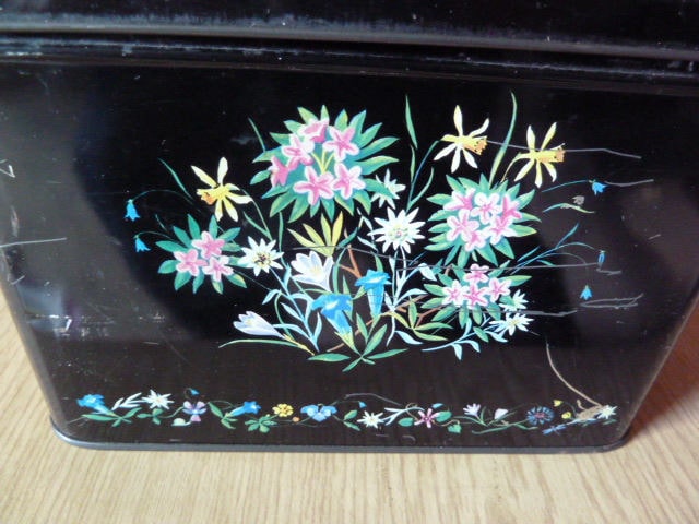 Old Large French Black Iron Box Vintage Grenoble Storage - Etsy