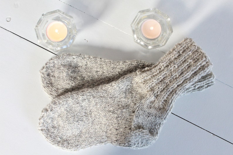 Warm Wool Socks, 100 % Rustic Lamb Wool, Ecosocks - Etsy