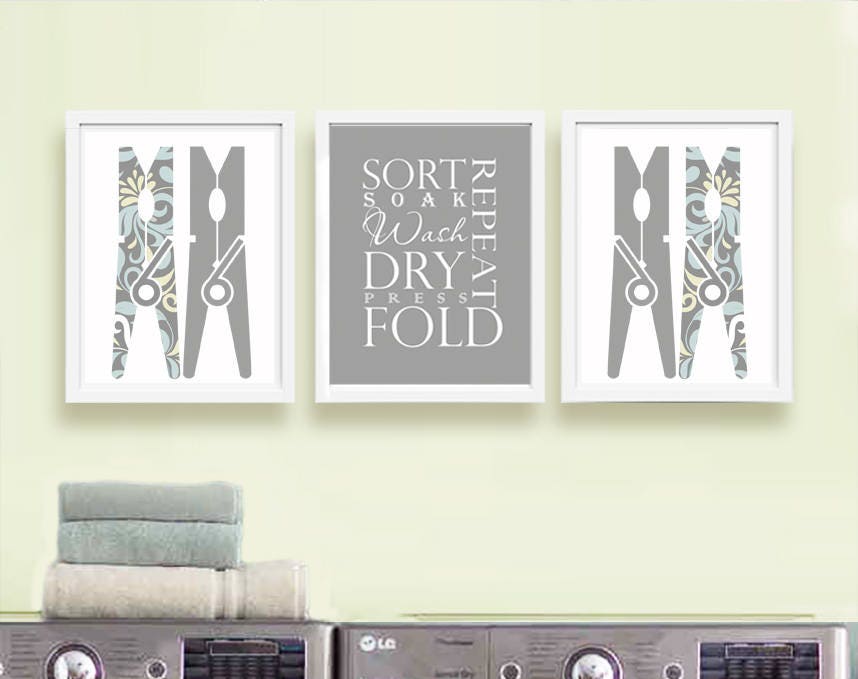 Laundry Room Wall Art Laundry Room Art Laundry Prints Laundry | Etsy