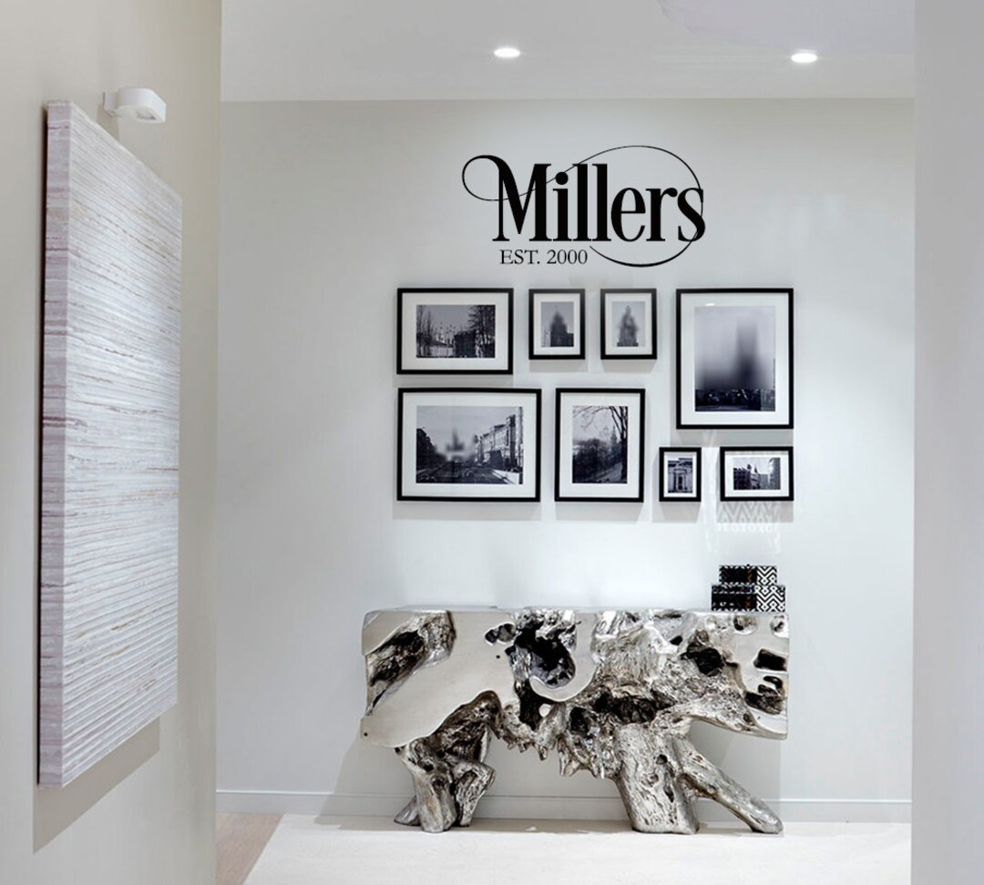 Family Names - Decals - Monogram - Wall Decal - Wall Decals - Vinyl ...