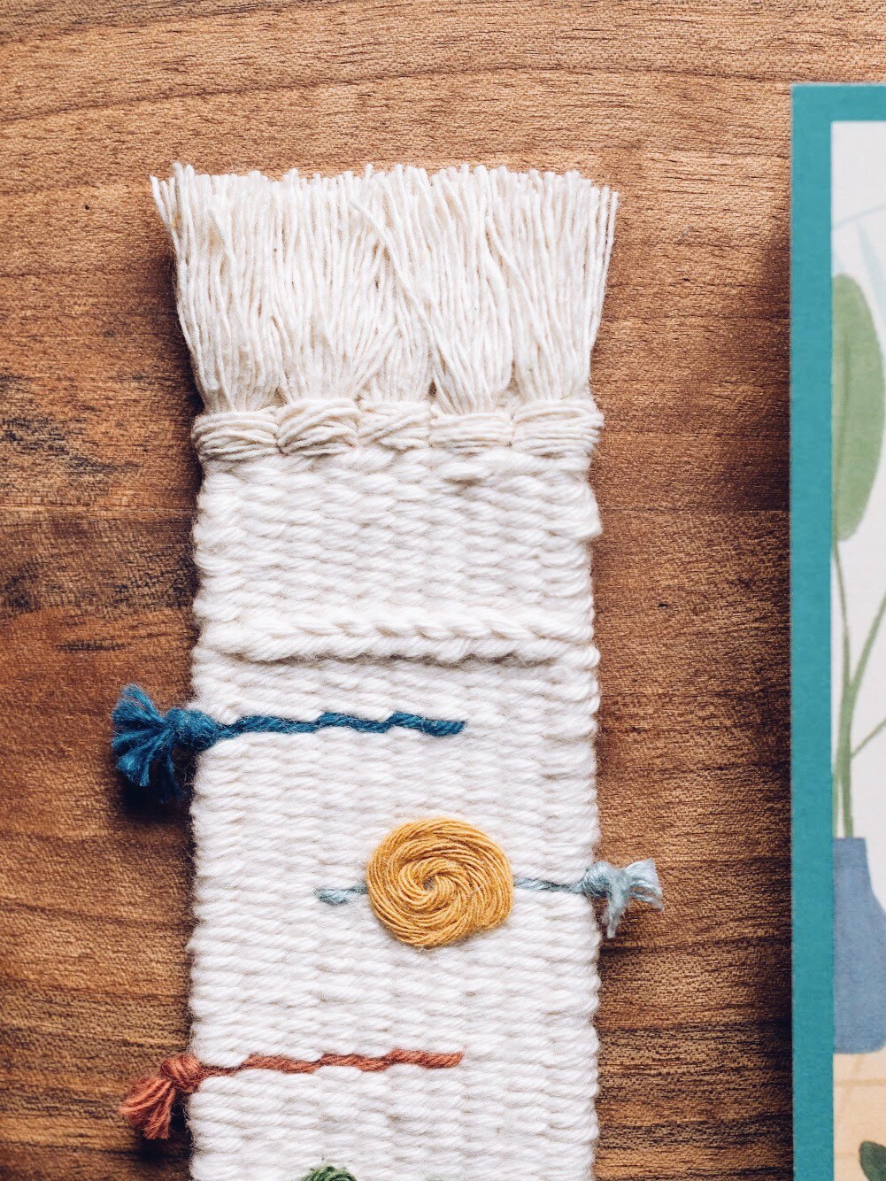 Woven Bookmark for Plant Lovers - Etsy