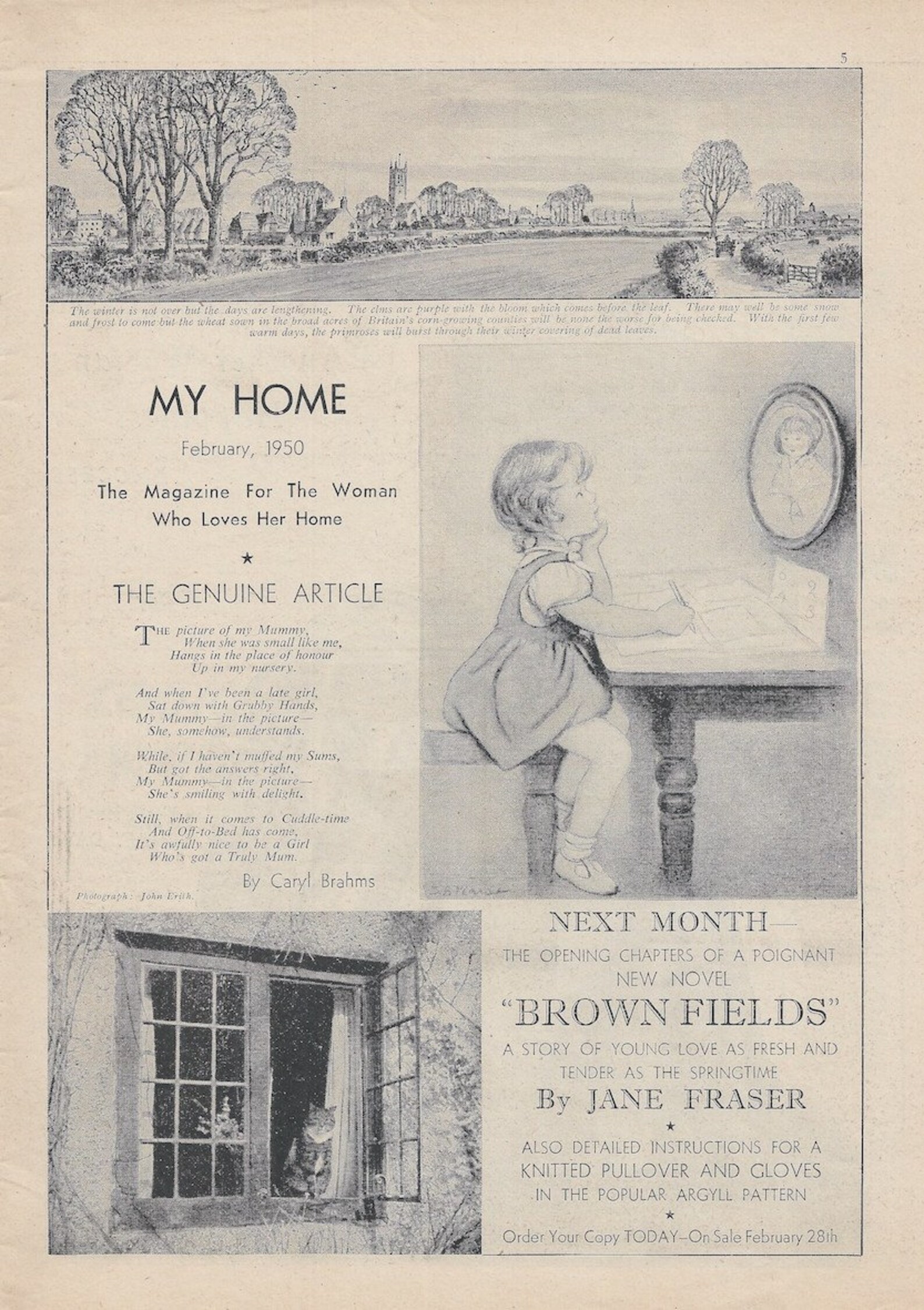 Digital 1950 February My Home Magazine - Etsy
