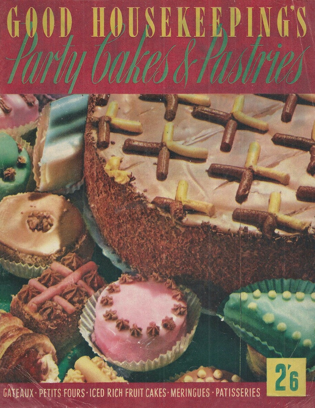 Digital 1953 Good Housekeeping Party Cakes & Pastries Recipe Book - Etsy