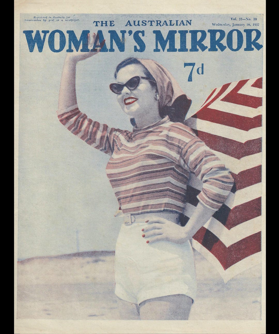 Digital 1957 January 30th Womans Mirror Vintage Fashion Magazine for ...