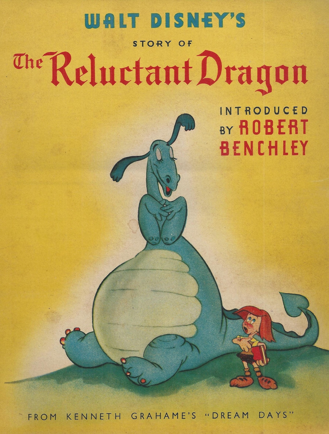 Digital 1941 'the Reluctant Dragon' Storybook - Etsy