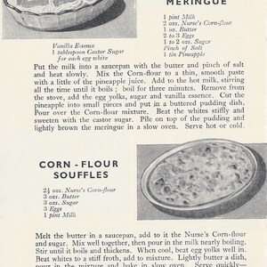 Digital 1950 Mealtime Magic Nurse's Cornflour Cookbook - Etsy