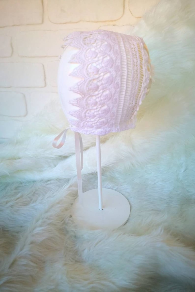 Baby Bonnet Girl Christening Baby Girl Bonnet Baptism Baby - Etsy