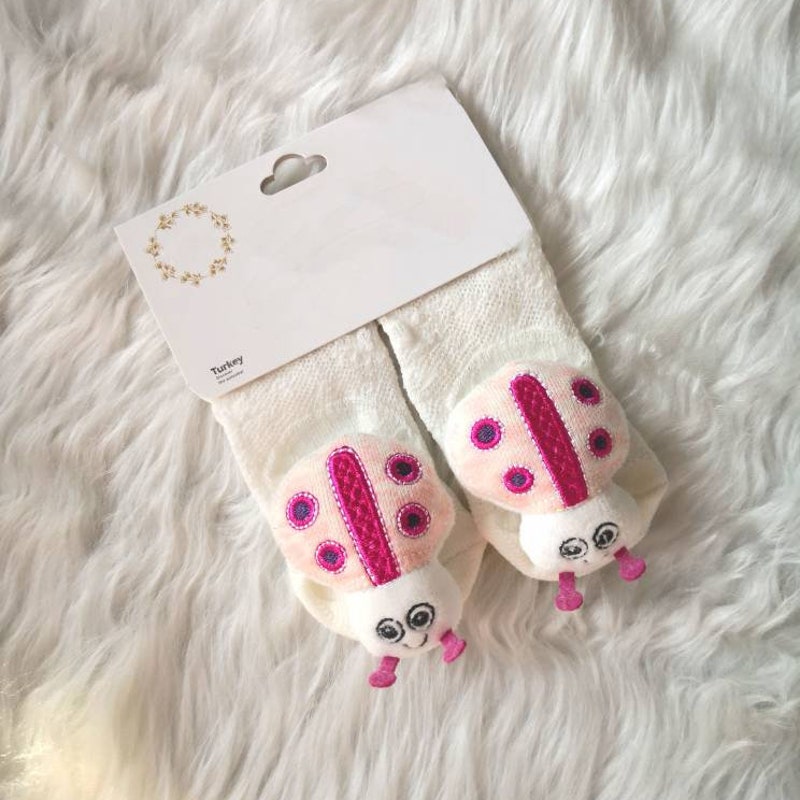 Lady Bug Booties - Etsy