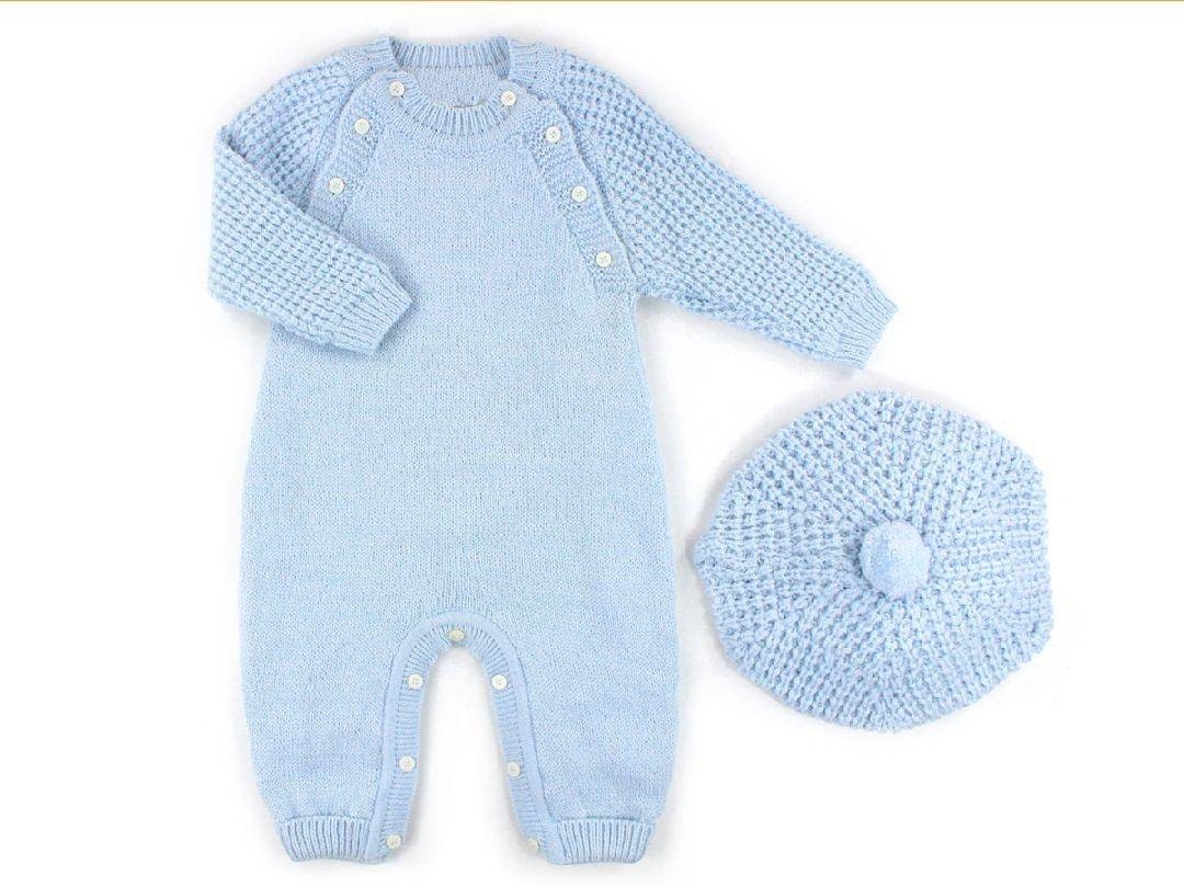 Knitted Baby Romper Set, Baby Boy Coming Home Outfits, Baby Winter ...