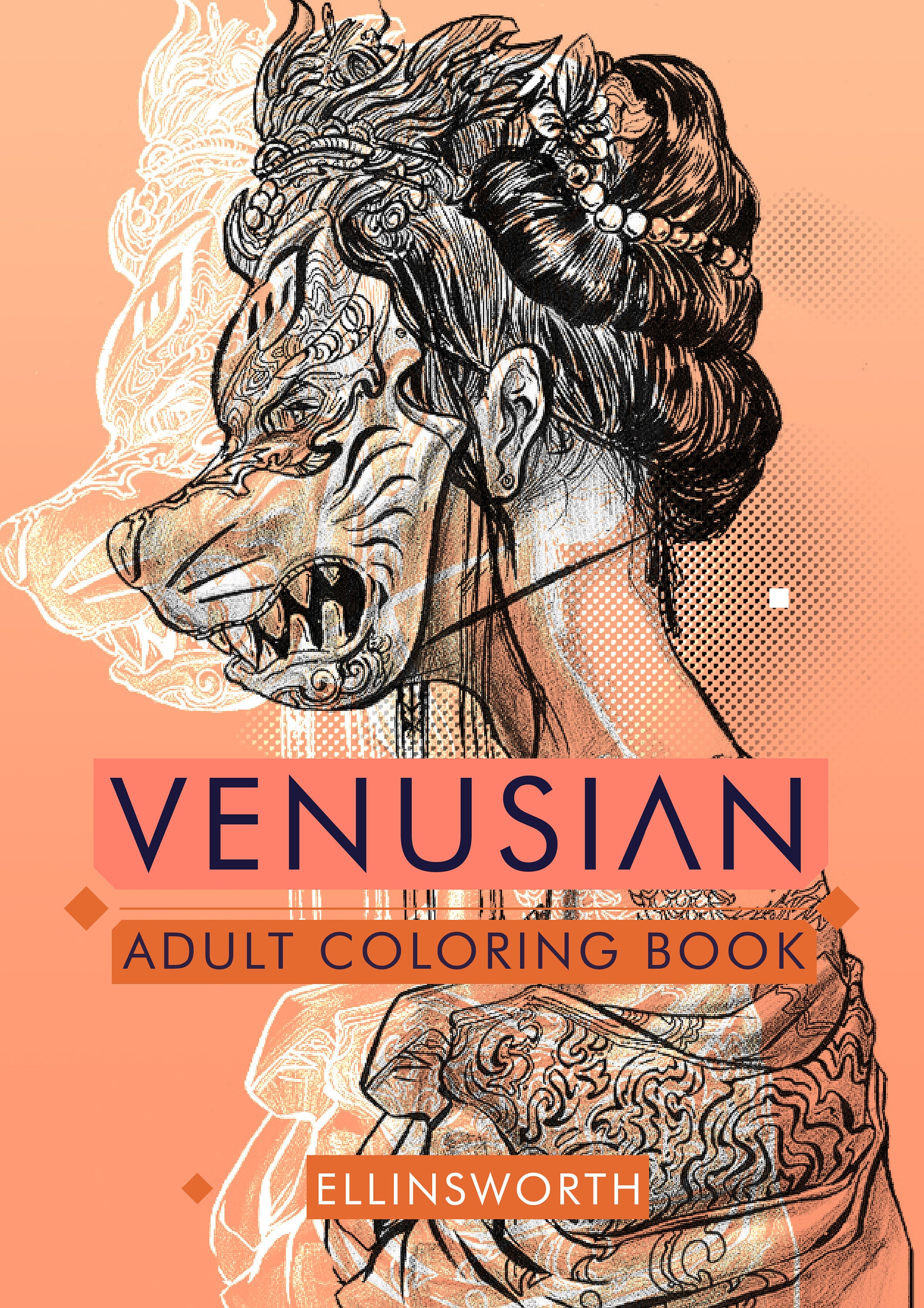 28 Pages Adult Coloring Book - VENUSIAN - Digital Coloring Book (A4 ...