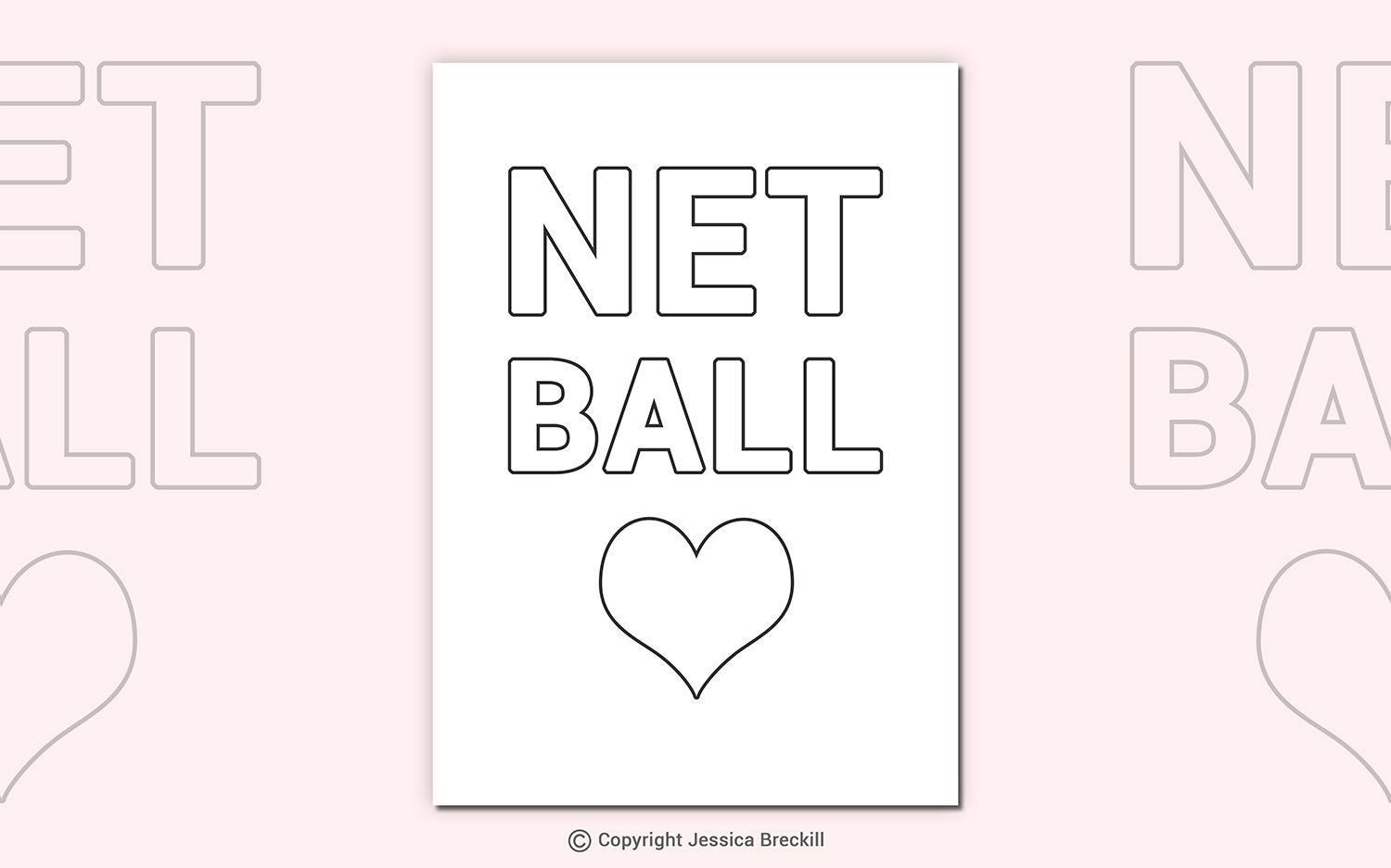 BUNDLE of NETBALL colouring pages coloring page digital | Etsy